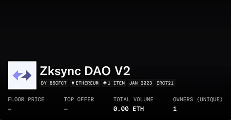 Zksync Dao V2 Collection Opensea