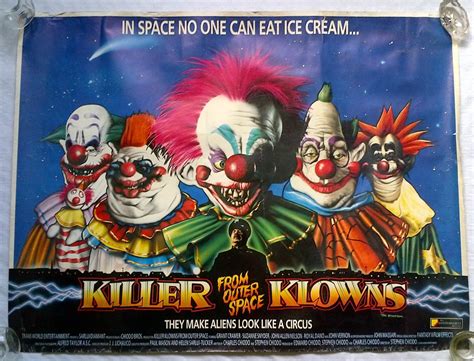 Killer Klowns From Outer Space 1988 Original Quad Film Poster 1777138564
