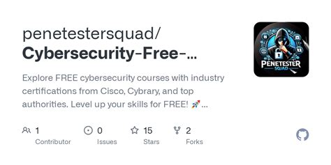 Github Penetestersquad Cybersecurity Free Courses With Certificates Explore Free