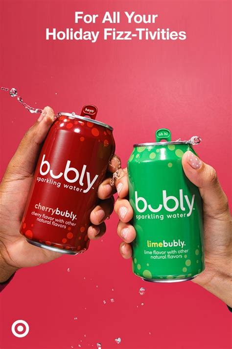 Add A Fizzy Touch To Your Festivities With Bubly Sparkling Water