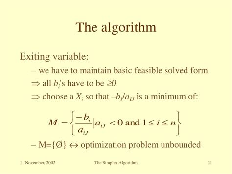 PPT The Simplex Algorithm PowerPoint Presentation Free Download ID 465136