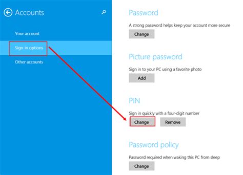 Can I Change Pin To Microsoft Account Without Login Into System Dsanp
