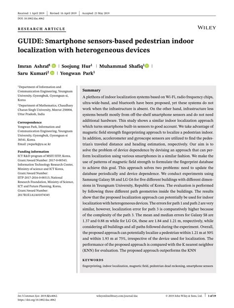 Guide Smartphone Sensors Based Pedestrian Indoor Localization With Heterogeneous Devices