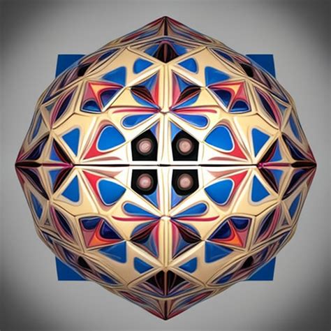 Premium Photo An Intricate Dance Of Shapes And Lines Weaving Together