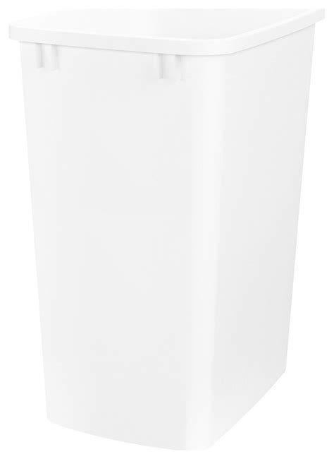 Rev A Shelf Replacement Waste Bin White Qt Modern Trash Cans By Woodworker S Hardware