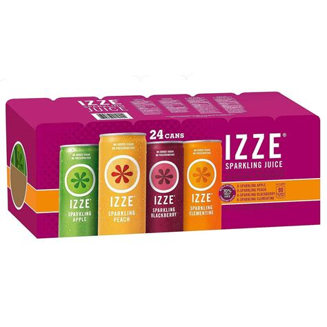 Izze Sparkling Juice Variety Pack 24 Cans 8 4 Oz Each Buy Now With Express International