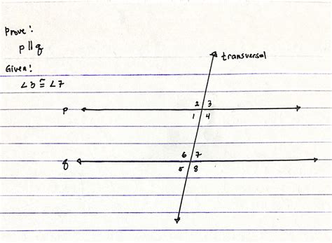 [solved] Identify The Postulate Or Theorem That Proves P∥q Given
