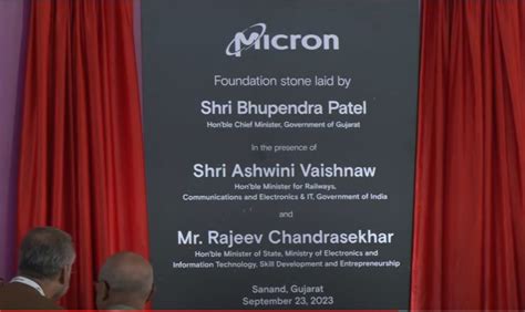 micron semiconductor project in gujarat progressing rapidly