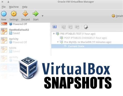 how to use snapshots in virtualbox techrepublic