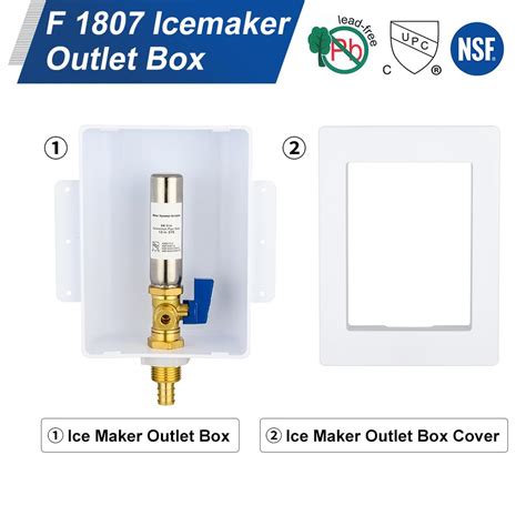 Snapklik Com EFIELD Premium Ice Maker Box 1 2 Inch Crimp Pex Inlet