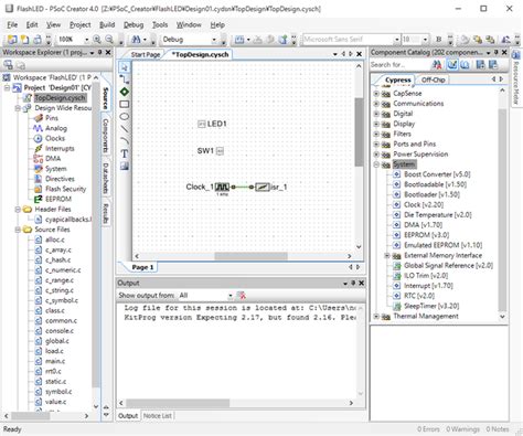 Mrubycをpsoc5lpで動かす｜chapter02 Led点滅の速さを変える Itoc しまねソフト研究開発センター