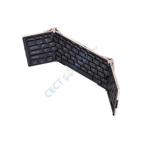 BOW Tri Foldable Bluetooth Backlit Keyboard HB B White