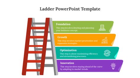 ladder ppt template free free printable