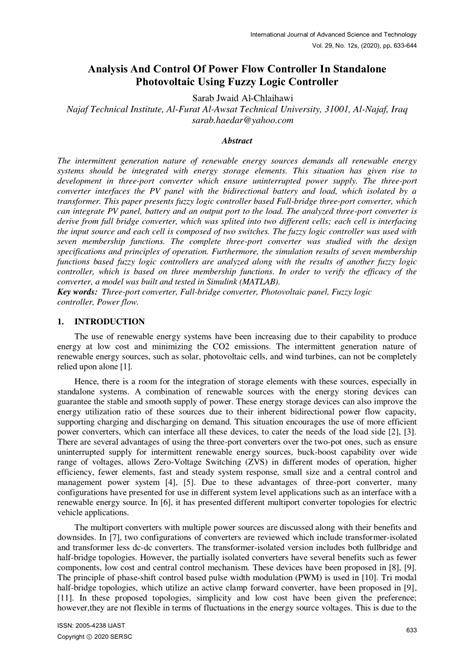 pdf analysis and control of power flow controller in standalone