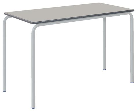 Fe054175 Classmates 120x60cm Pu Edge Crushed Bent Table Gls