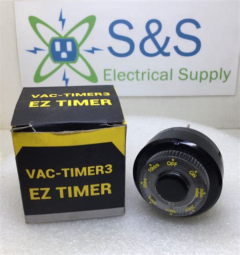 Intertek Vac Timer3 15 Amp 120v 1800w Resistive Ez Timer