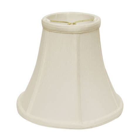 8 Inch White Premium Bell Monay Shantung Lampshade 1 Kroger