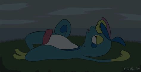 Rule 34 2d Animation Animated Aroused Belly Blue Body Bodily Fluids Breath Closed Eyes Cum Cum