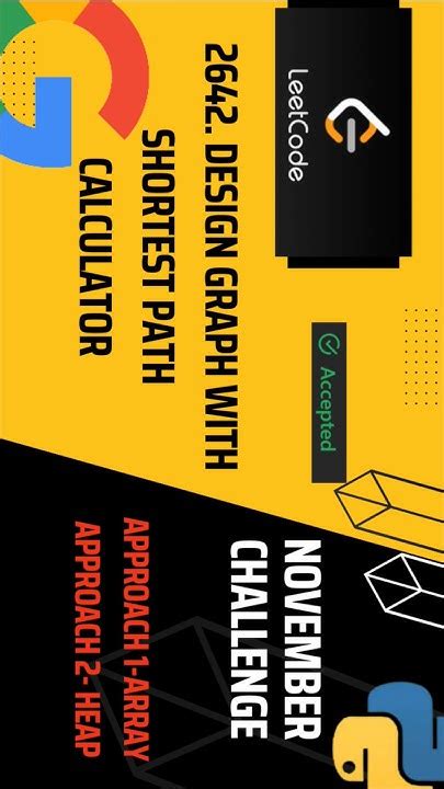 Design Graph With Shortest Path Calculator Python Leetcodechallenge Leetcode