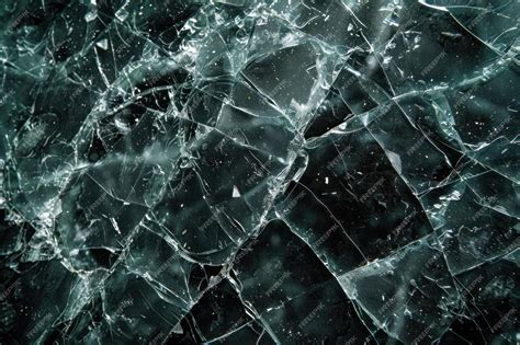 broken glass overlay fractured display texture ai generative premium