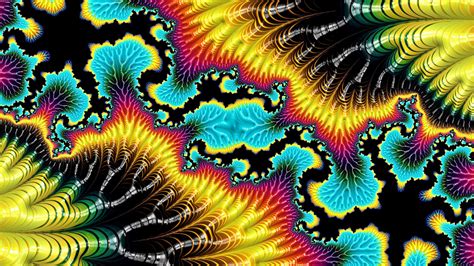Fractal Shapes And Colors Jigsaw Puzzle In Fractals Puzzles On
