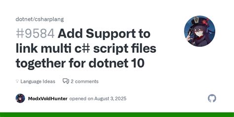 Add Support To Link Multi C Script Files Together For Dotnet 10