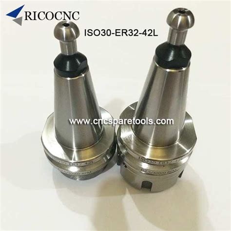 CNC ISO30 ER32 tool holder cone with pull stud for auto tool changer HSD spindle CNC router