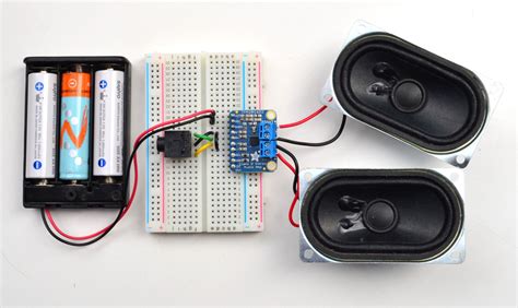 Wiring Adafruit Tpa2016 28w Agc Stereo Audio Amplifier Adafruit