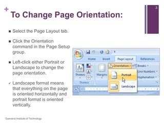 Les15 Modifying Page Layout PPT