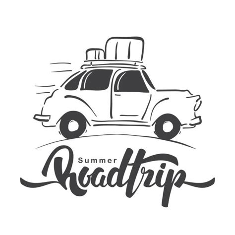 Road Trip Clip Art Black And White