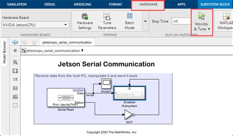 Read And Write Data Over Serial Port On Nvidia Jetson Platforms Matlab And Simulink