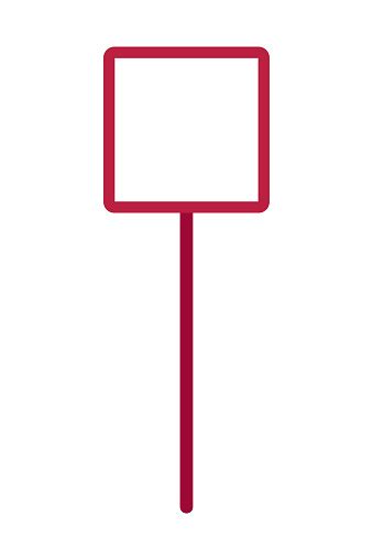 Pointer Stick With A Square Tip Stock Illustration Download Image Now