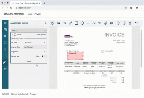 add annotation redact form editor tools to a javascript pdf viewer