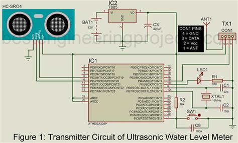 water level indicator using arduino circuit diagram circuit diagram
