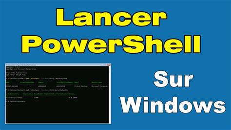 Comment Lancer Powershell Tuto Simple Pour Windows 🖥️ Youtube