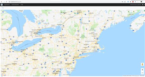 Sample Google Maps Not Showing Anything On Main Map CUBA Platform
