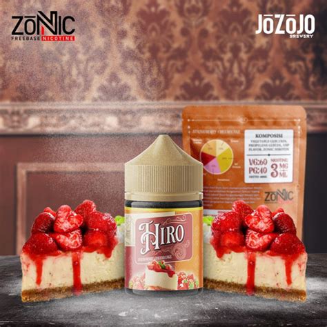Jual Hiro Strawberry Cheesecake 60ml By Jozojo Brew X Eliquid Liquid Hiro Fb 6mg 60ml Kab