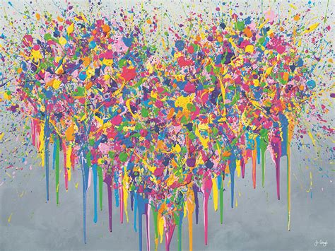 Jo Gough Let Your Love Flow Canvas Print The Art Group