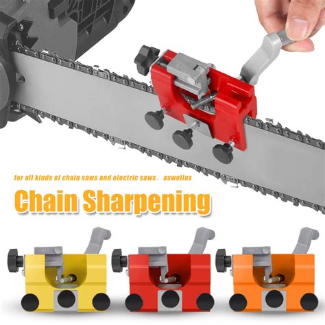 Chainsaw Sharpening Tools Jig Chainsaw Sharpener Portable Hand Crank