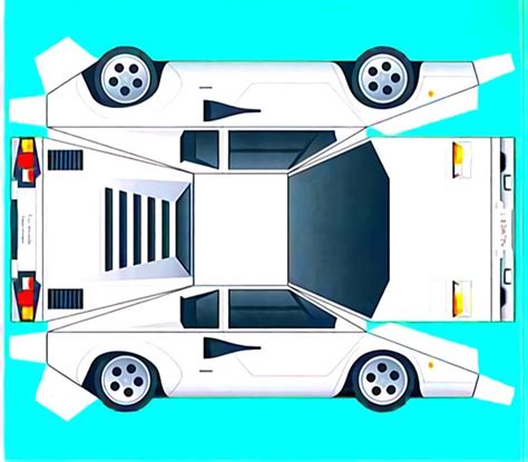 람보르기니 쿤타치부가티eb 110 자동차 세계의 종이모형 종이모형왕국