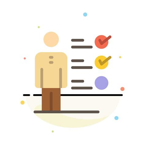 Professional Skills Skills Jobs Kills Professional Ability Abstract Flat Color Icon Template