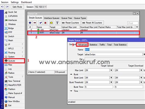 Cara Membagi Rata Bandwidth Pada Mikrotik Dengan Pcq Queue