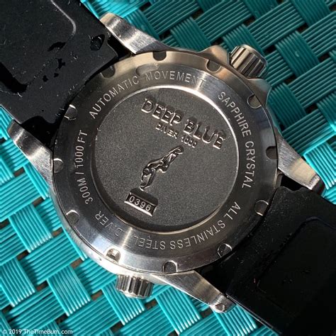 Deep Blue Diver 1000 40mm The Time Bum