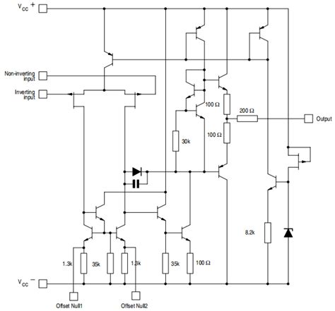 TL081 Single Op Pinout Application And Datasheet