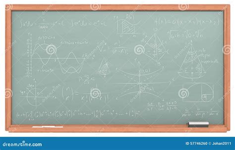 Math Chalkboard Stock Illustration Illustration Of Mathematics