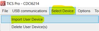 CDCI EVM For TICSPRO SW How To Load Device Information Clock Timing Forum Clock