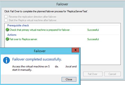 Windows Server 2012 R2 Hyper V Replica Failover Testing IT Blog