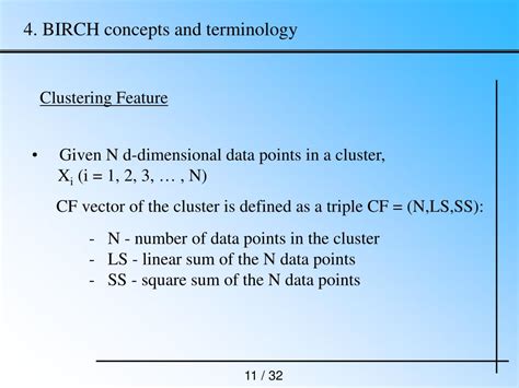 PPT The BIRCH Algorithm PowerPoint Presentation Free Download ID 3198881