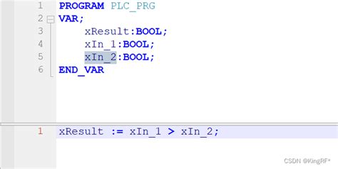 Plc中st编程的比较运算plc编程语言等于大于号 Csdn博客