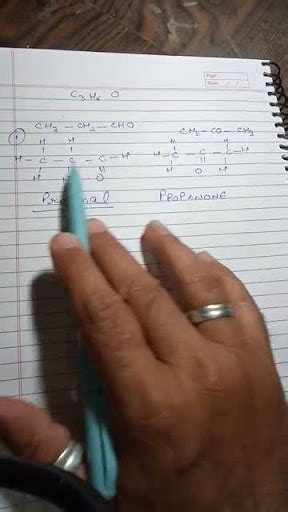 Orwhile Studying The Molecular Formula Of An Aldehyde And Ketone Vivaan